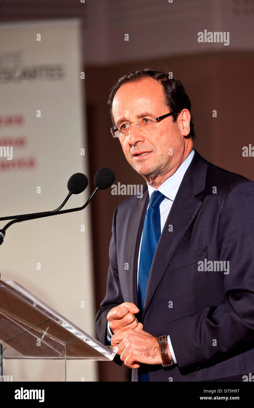 François hollande portrait hi-res stock photography and images - Alamy