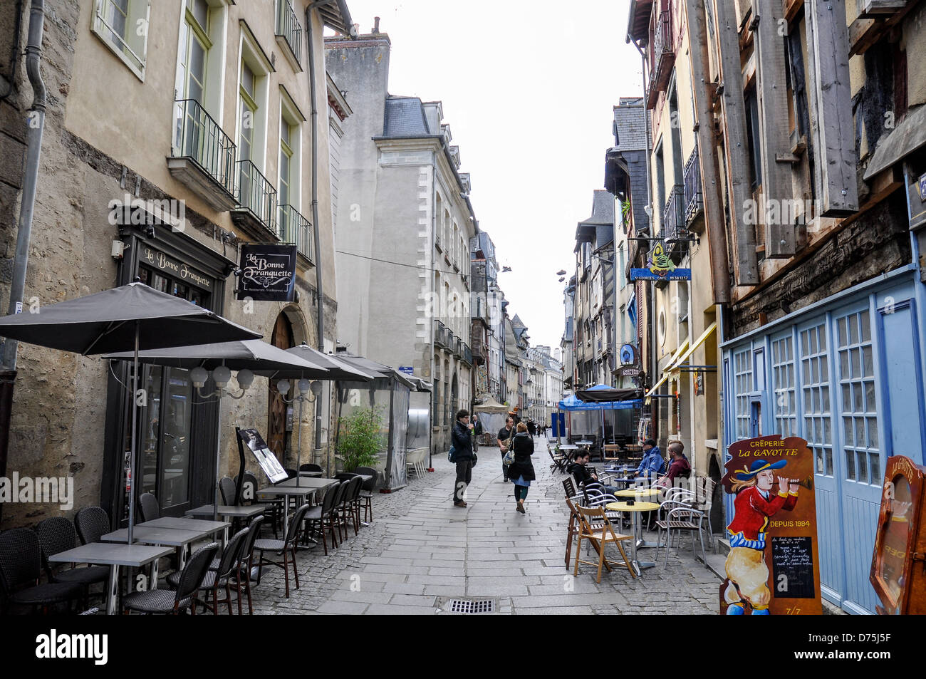Streets of Rennes, France Stock Photo - Alamy