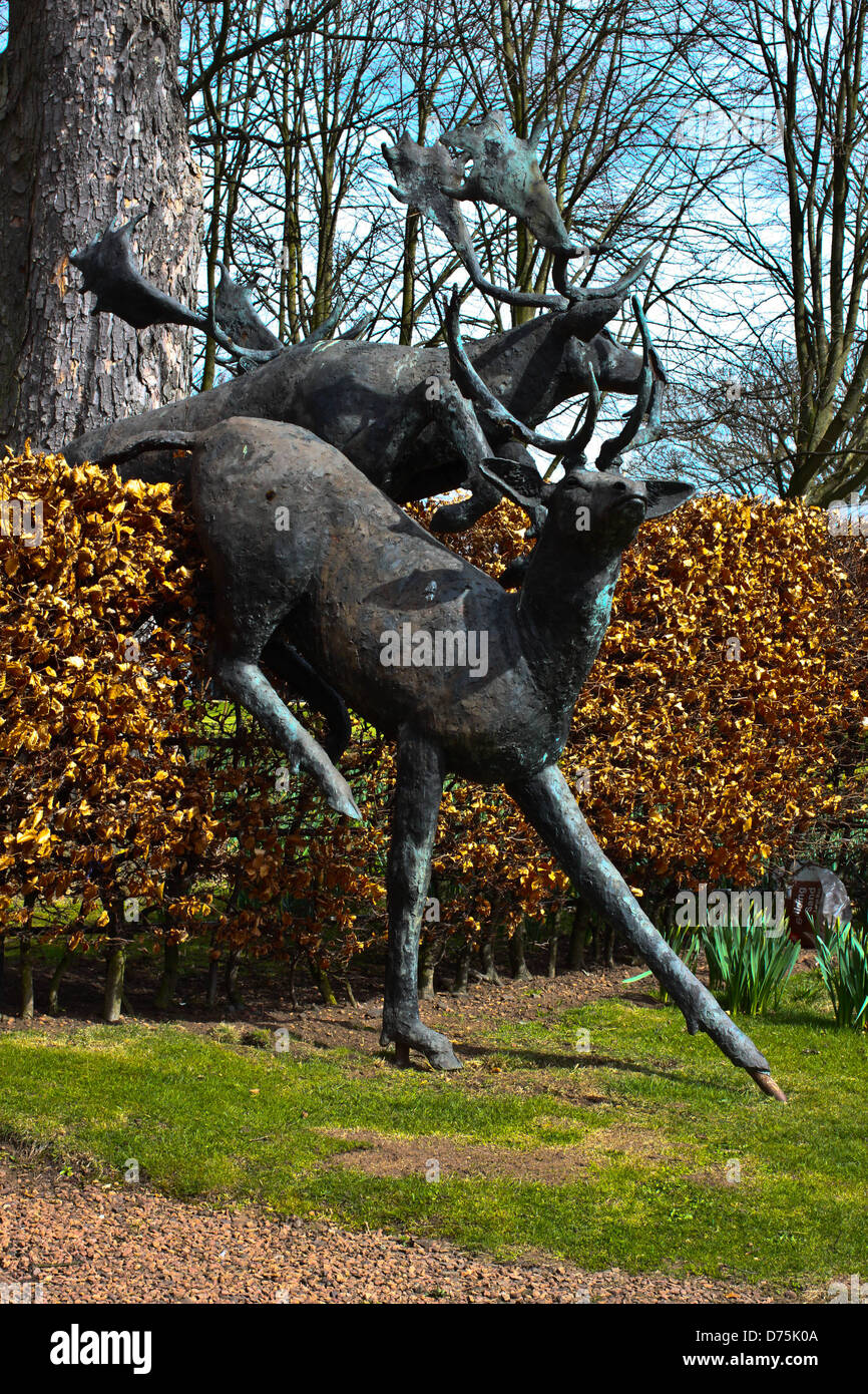 Leaping Deer High Resolution Stock Photography and Images - Alamy