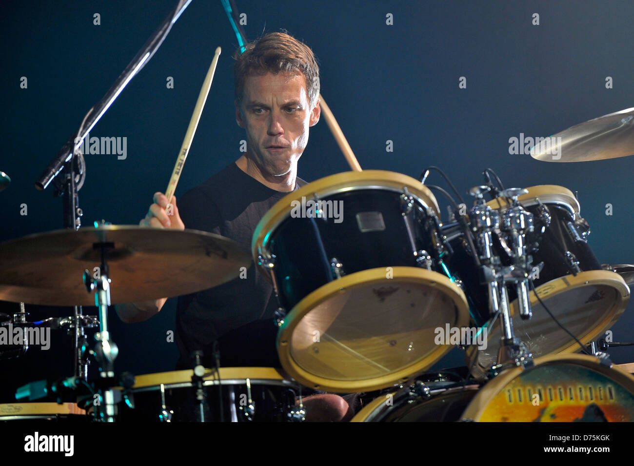 Matt Cameron Soundgarden in concert at the UIC Pavilion in Chicago ...