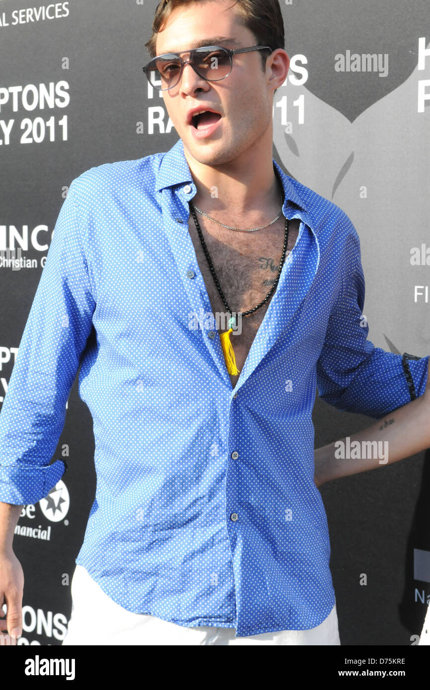 Ed Westwick Nathaniel Christian hosts third annual Hamptons Rally with ...