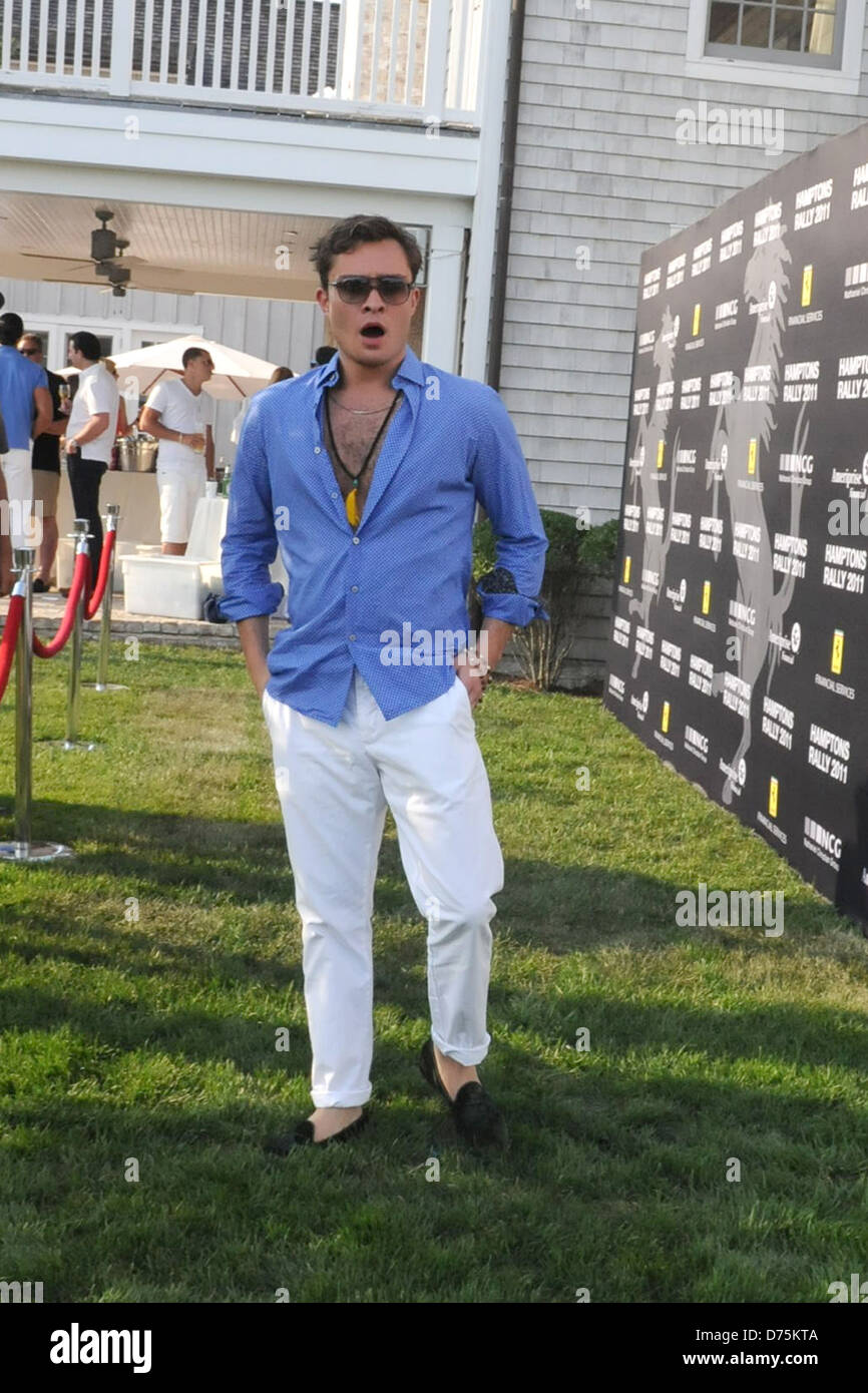 Ed Westwick Nathaniel Christian hosts third annual Hamptons Rally with ...