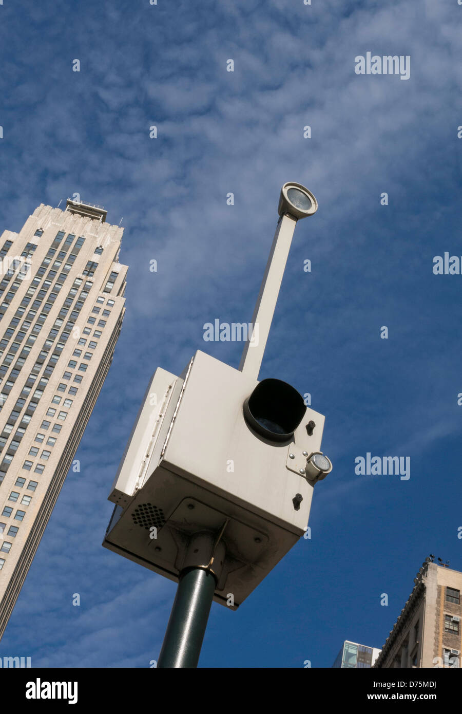 NYPD Street Security Camera Stock Photo - Alamy