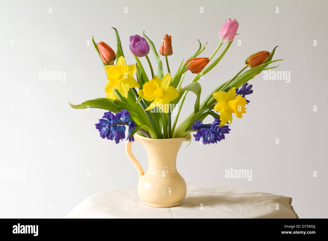 Daffodil And Tulip Bouquet