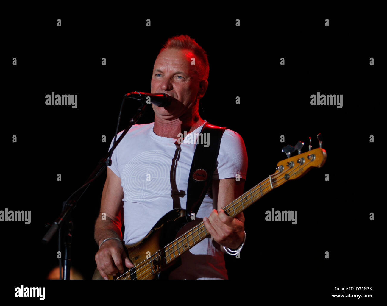 English musician Sting performs during a live event in the Spanish ...