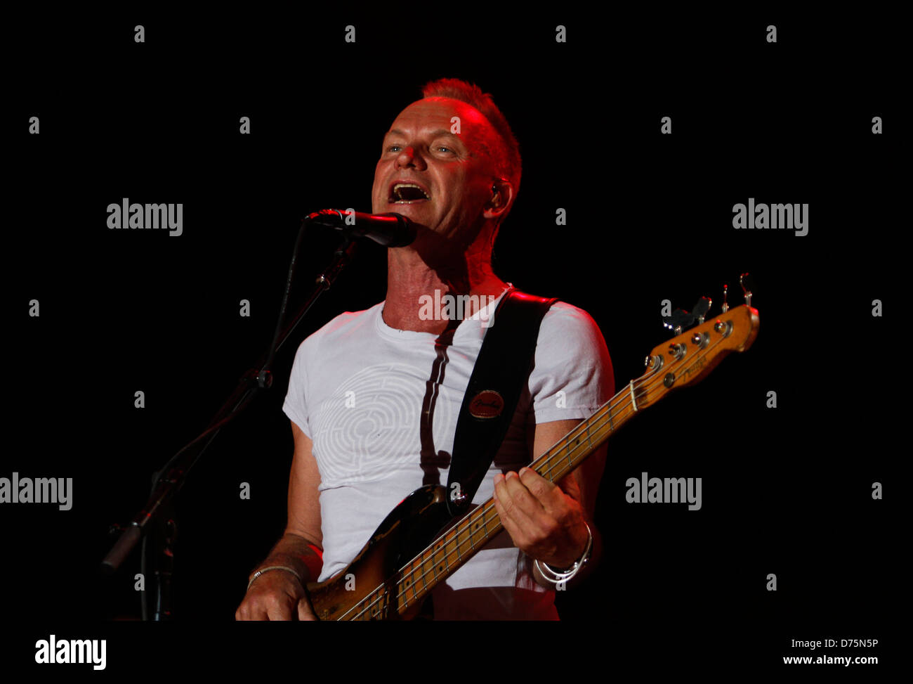 English musician Sting performs during a live event in the Spanish ...