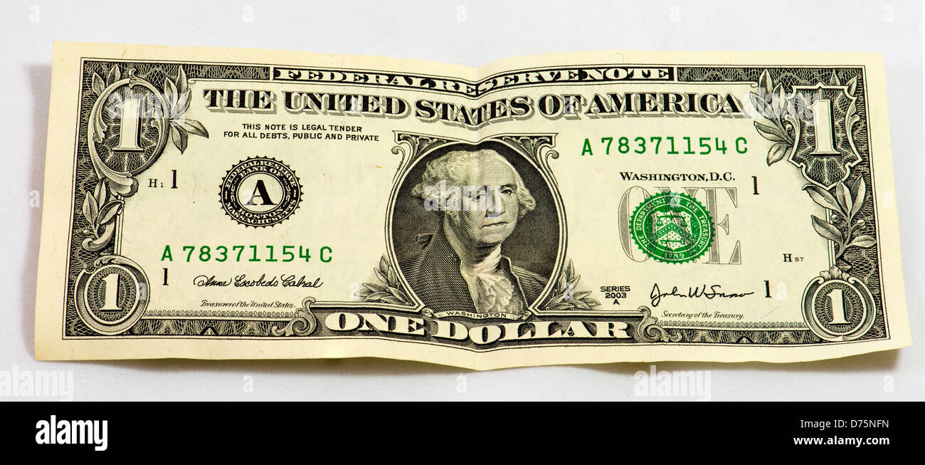 1 dollar usa hi-res stock photography and images - Alamy
