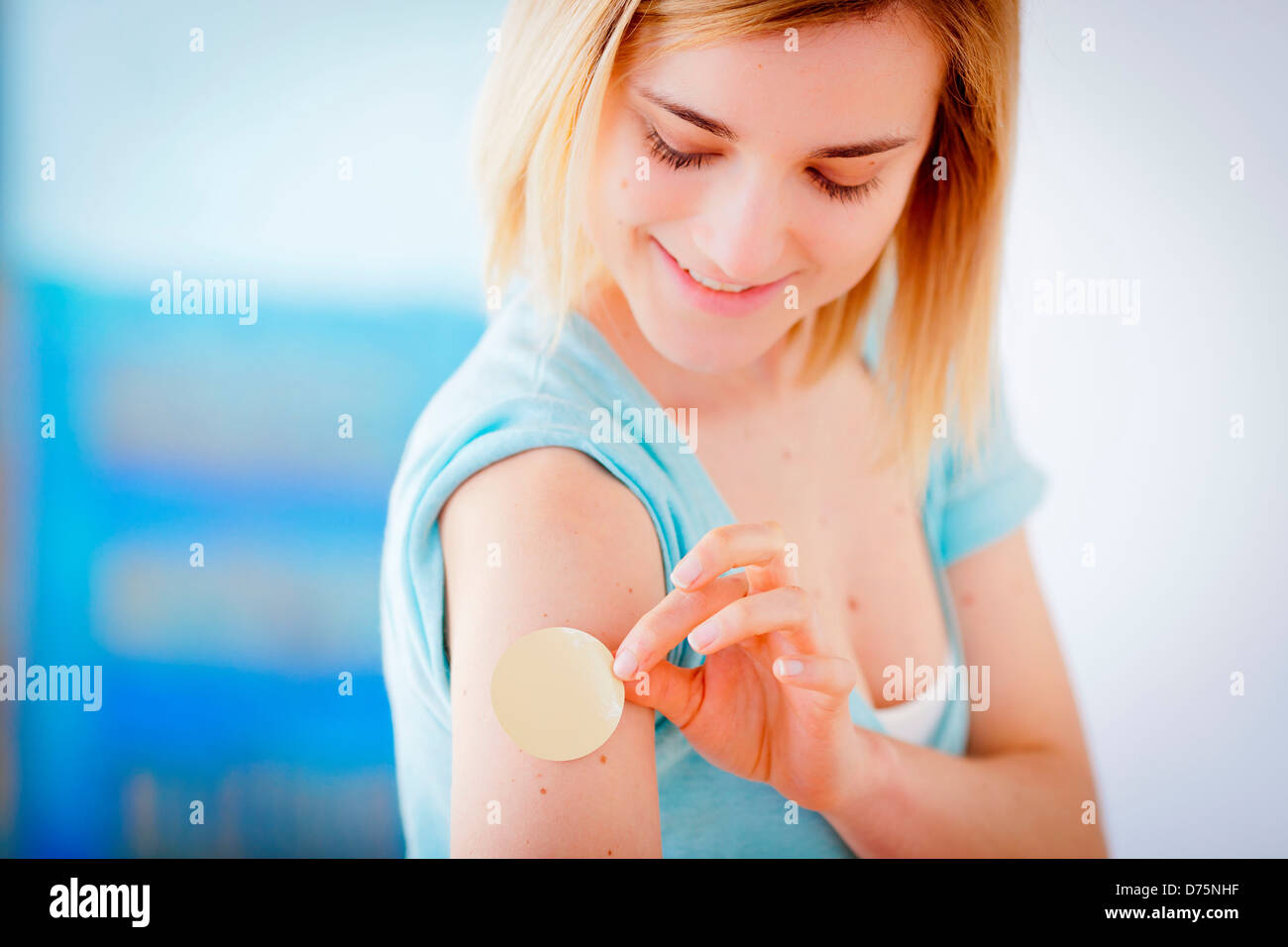 Birth control patch hi-res stock photography and images - Alamy