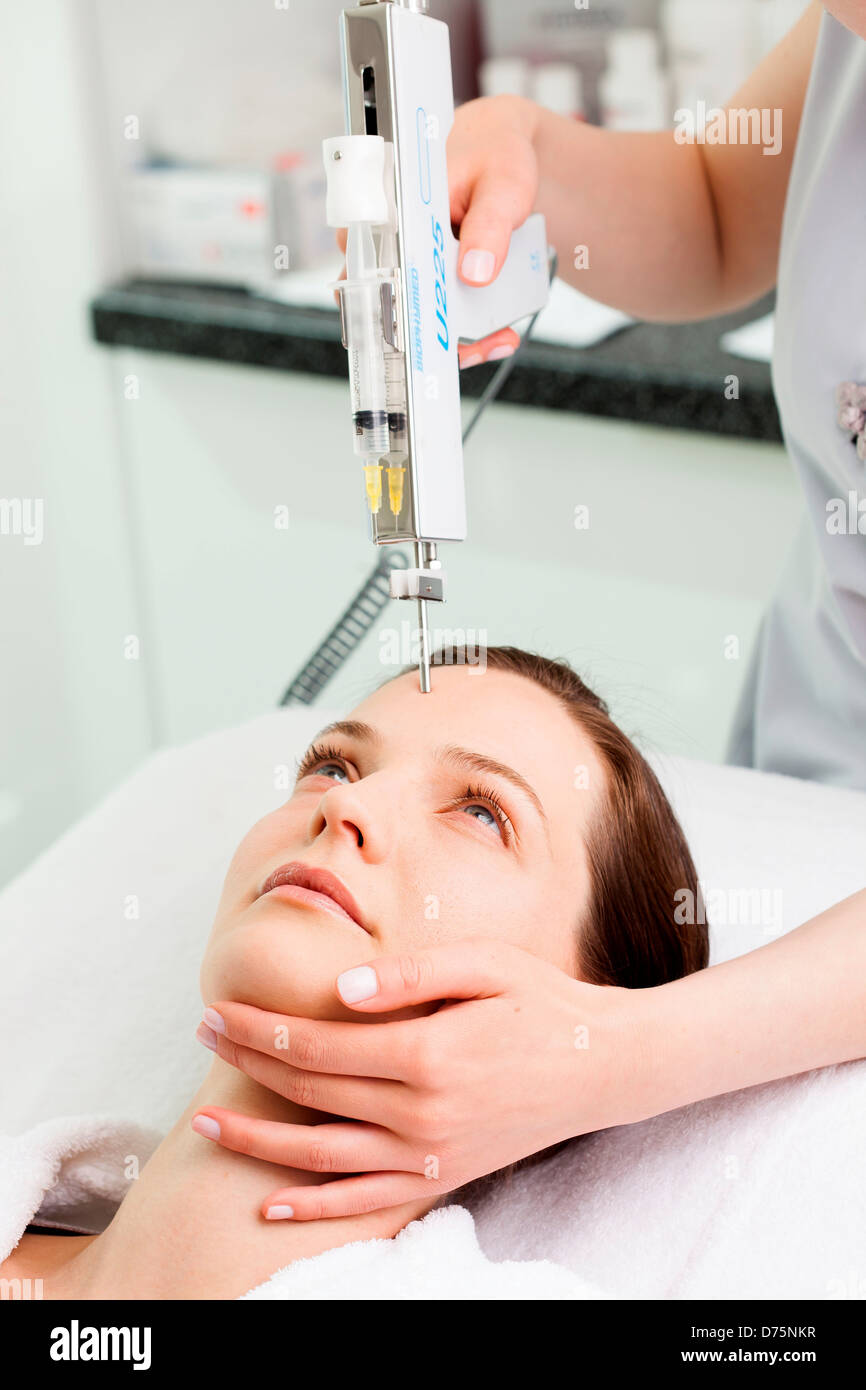 Mesolift? treatment consisting in micro-injections into the derm ...