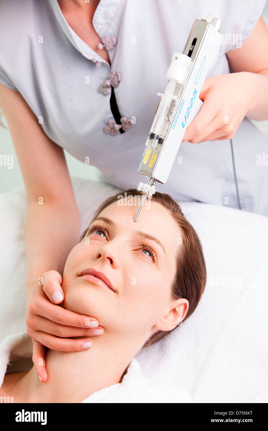 Mesolift? treatment consisting in micro-injections into the derm ...