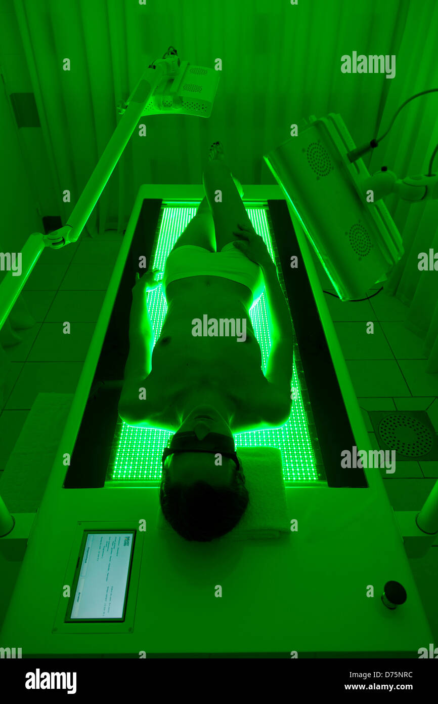 LED phototherapy device used to reduce skin damage and anti-aging ...