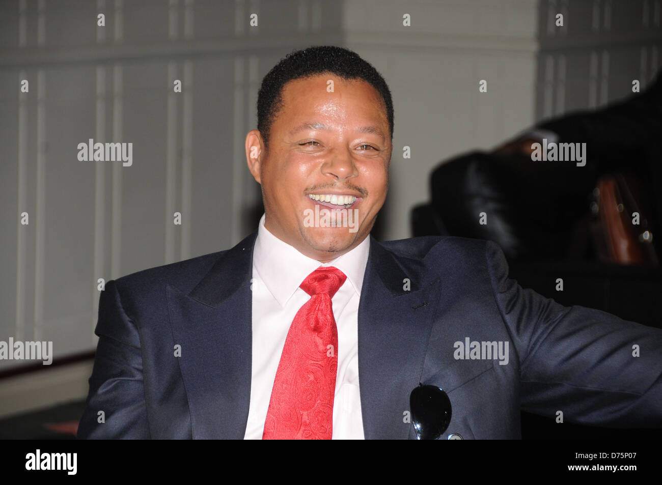Terrence Howard Red Tails Press Junket in Philadelphia at the National ...