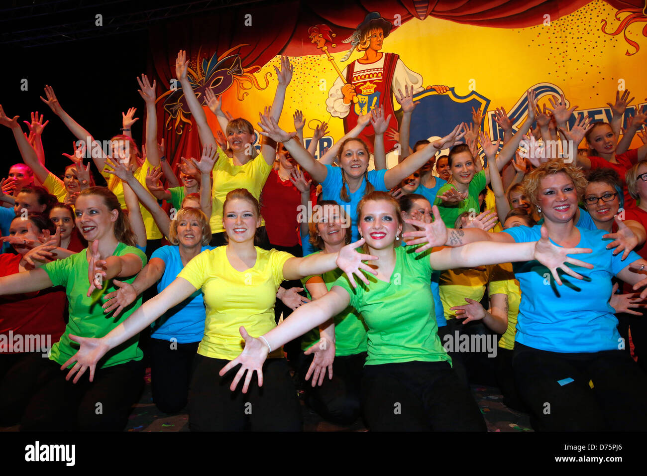 Essen, Germany, in the Ruhr carnival, dance Garden Stock Photo - Alamy