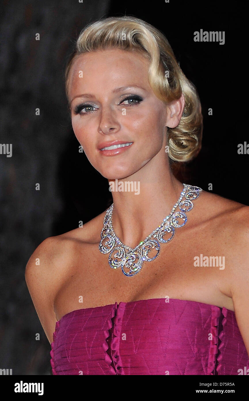 Princess Charlene 63rd Red Cross Ball, held at Monte Carlo Sporting ...