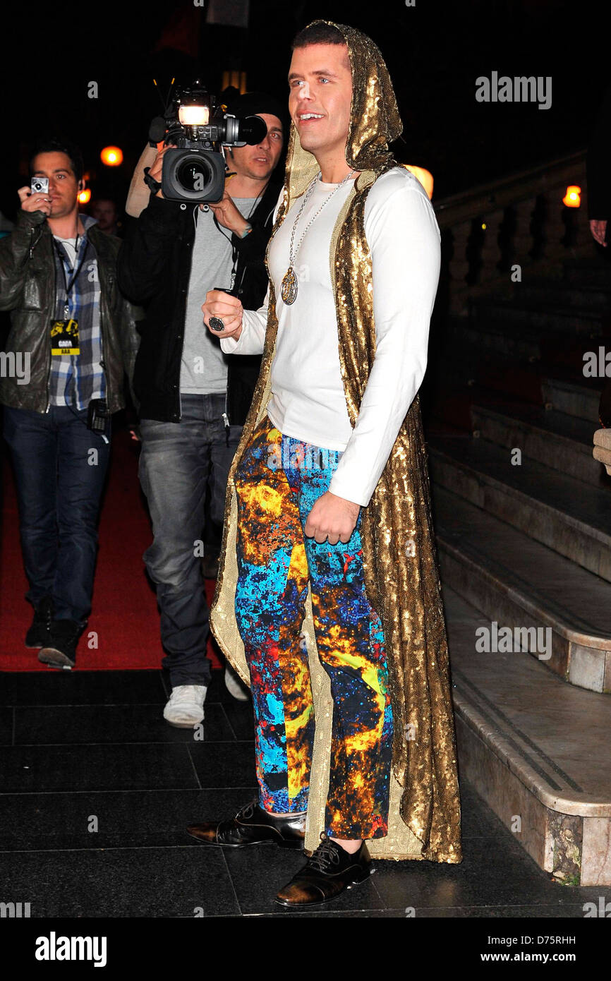 Perez Hilton guests arrive at the Hilton Hotel, ahead of Lady Gaga's ...