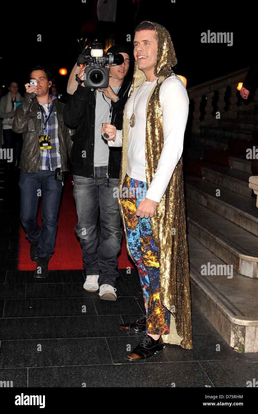 Perez Hilton guests arrive at the Hilton Hotel, ahead of Lady Gaga's ...