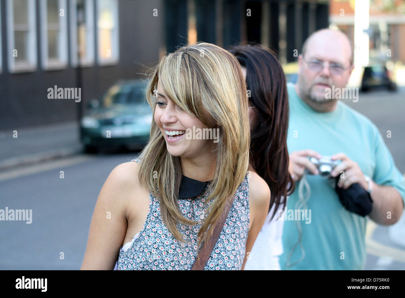 Samia Smith outside Granada Studios Manchester, England - 05.08.11 ...