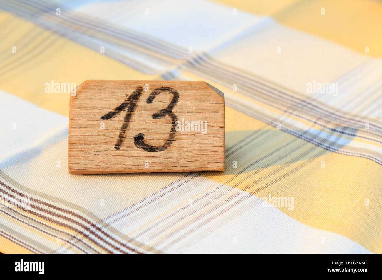 Sign number 13 hi-res stock photography and images - Alamy