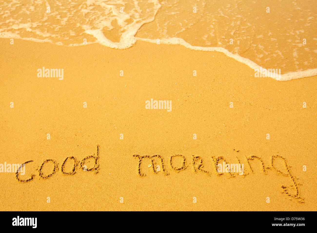 Text good morning in sun hi-res stock photography and images - Alamy