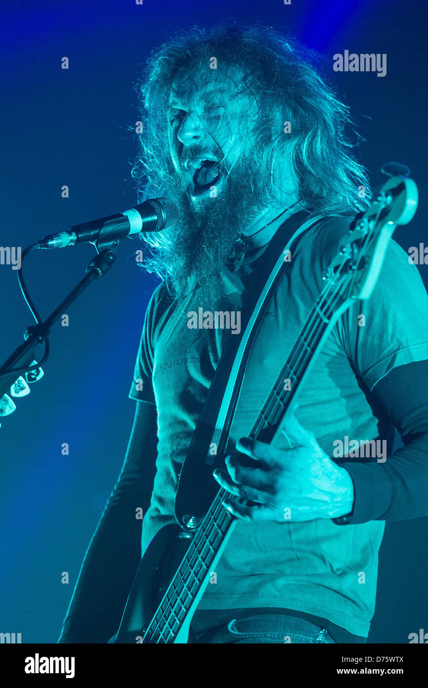 Mastodon performing live at Coliseu dos Recreios. Lisbon, Portugal - 22 ...