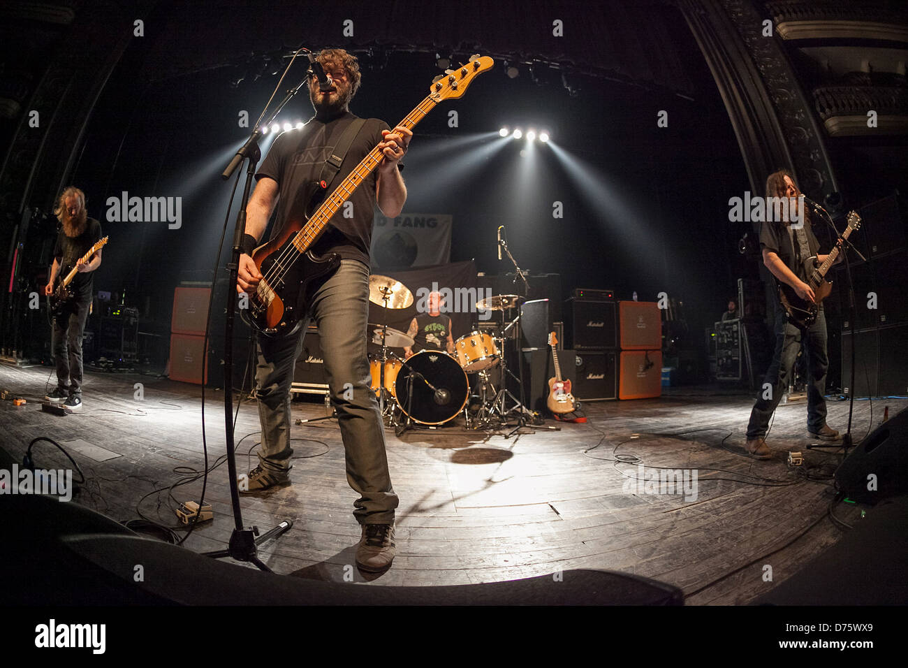 Red Fang performing live at Coliseu dos Recreios Lisbon, Portugal - 22. ...