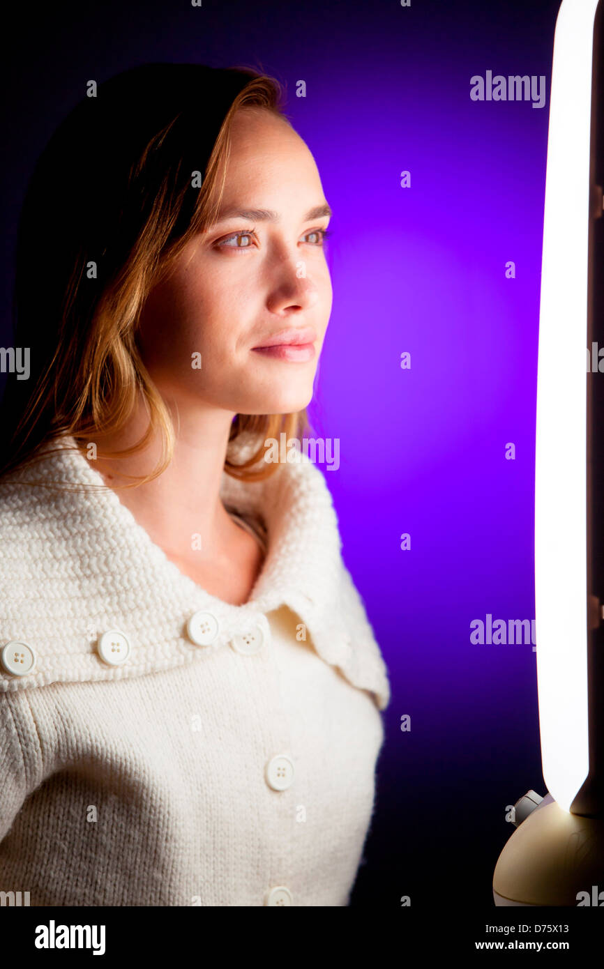 Seasonal affective disorder treatment hi-res stock photography and ...