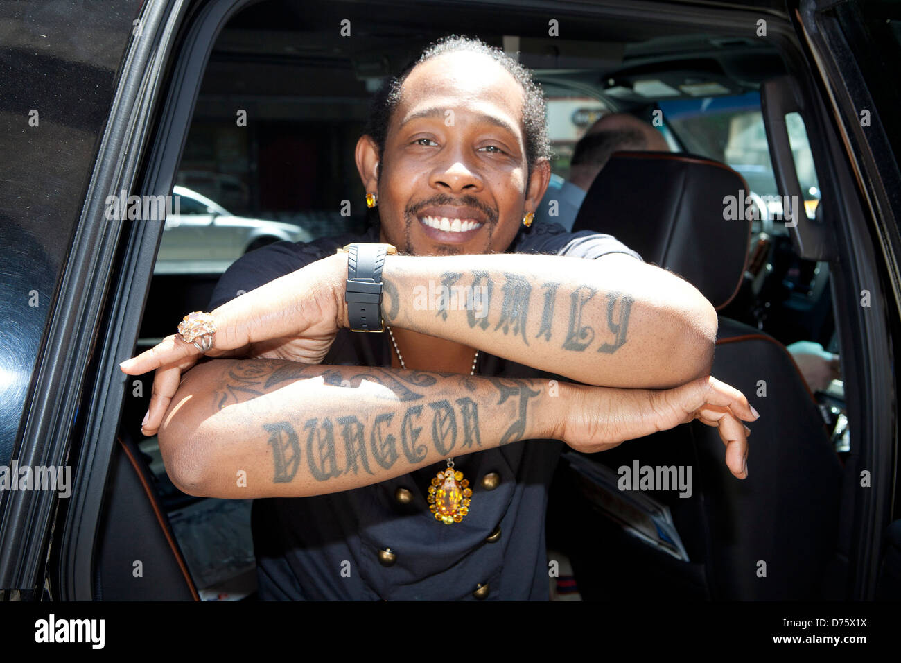 Big Gipp Cee Lo Green attends the M&M's Pretzel 1st Birthday ...