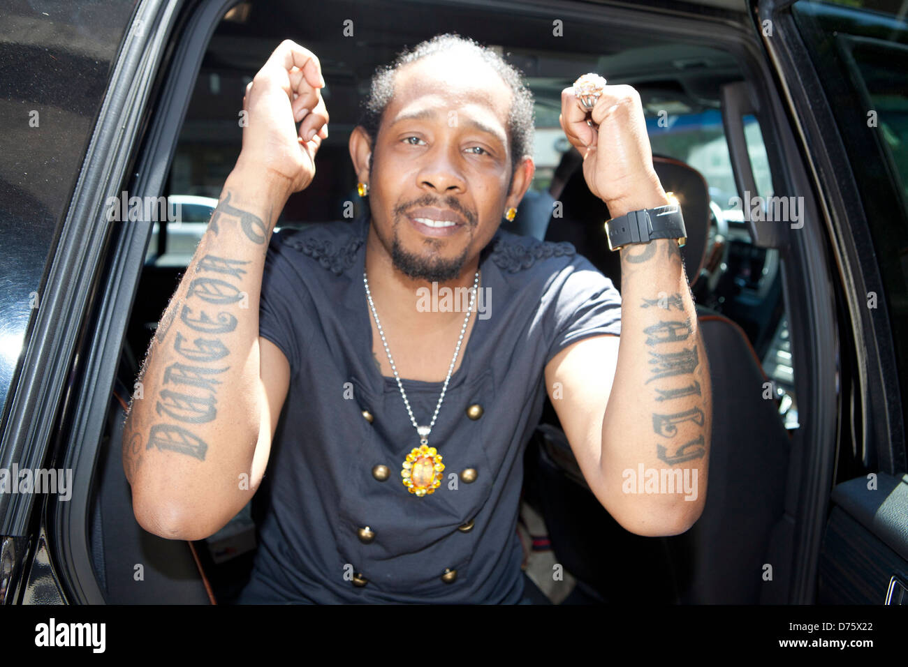 Big Gipp Cee Lo Green attends the M&M's Pretzel 1st Birthday ...