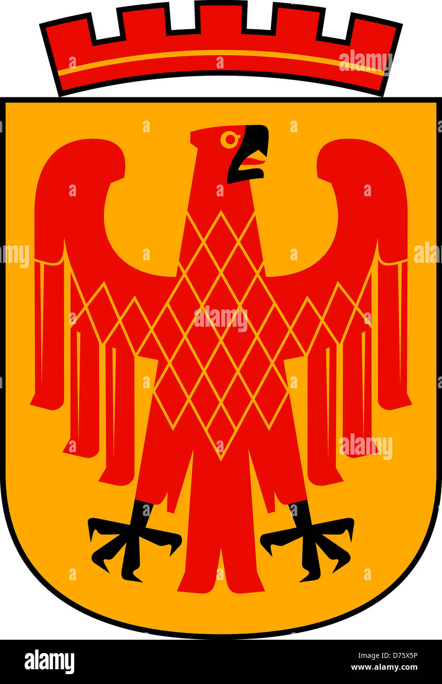 Coat of arms of the state of brandenburg hi-res stock photography and ...