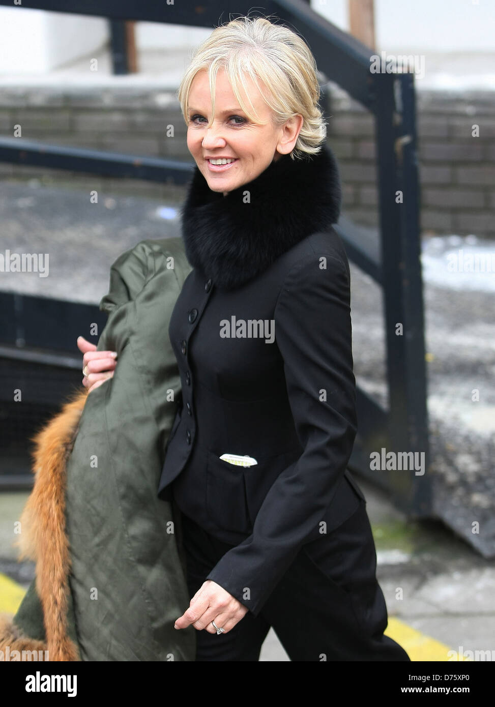 Lisa Maxwell at the ITV studios London, England - 09.02.12 Stock Photo ...