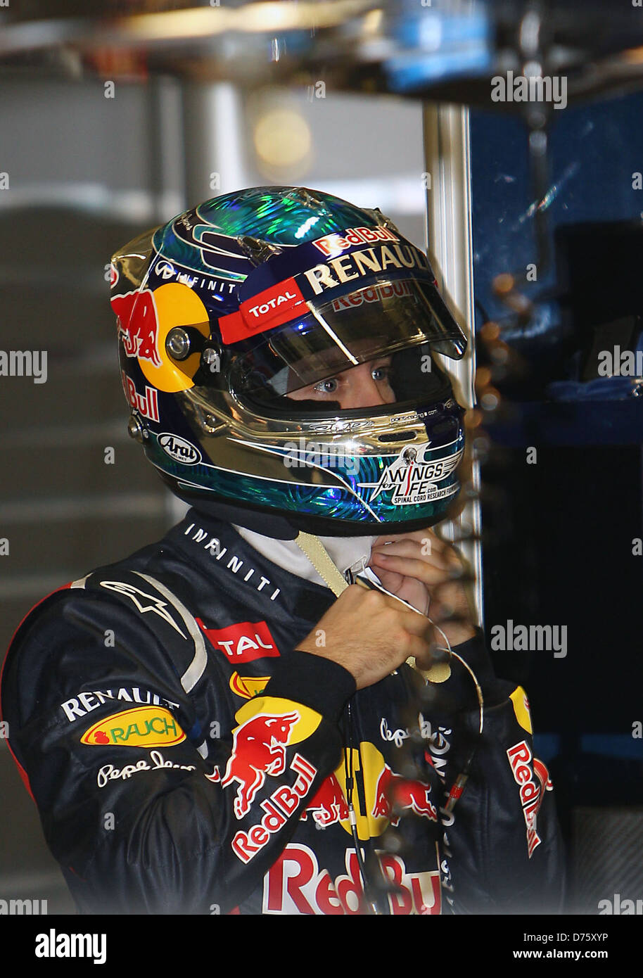 Sebastian Vettel F1 - Formula One - track testing at Circuito de Jerez ...