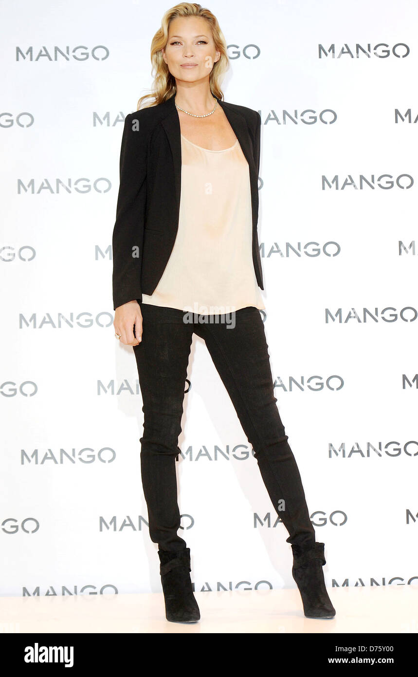 Kate Moss Kate Moss for Mango - photocall held at Mango Oxford Street ...