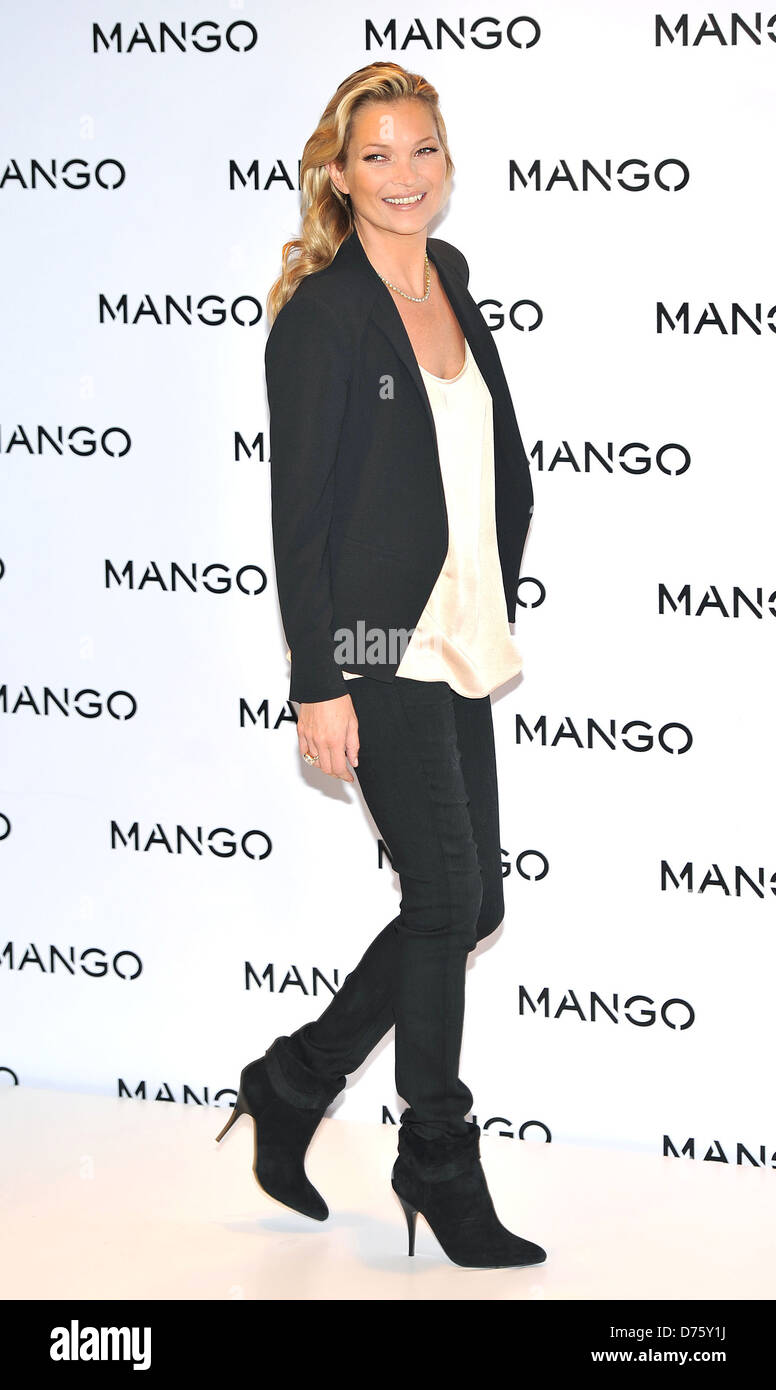 Kate Moss Kate Moss for Mango - photocall held at Mango Oxford Street ...