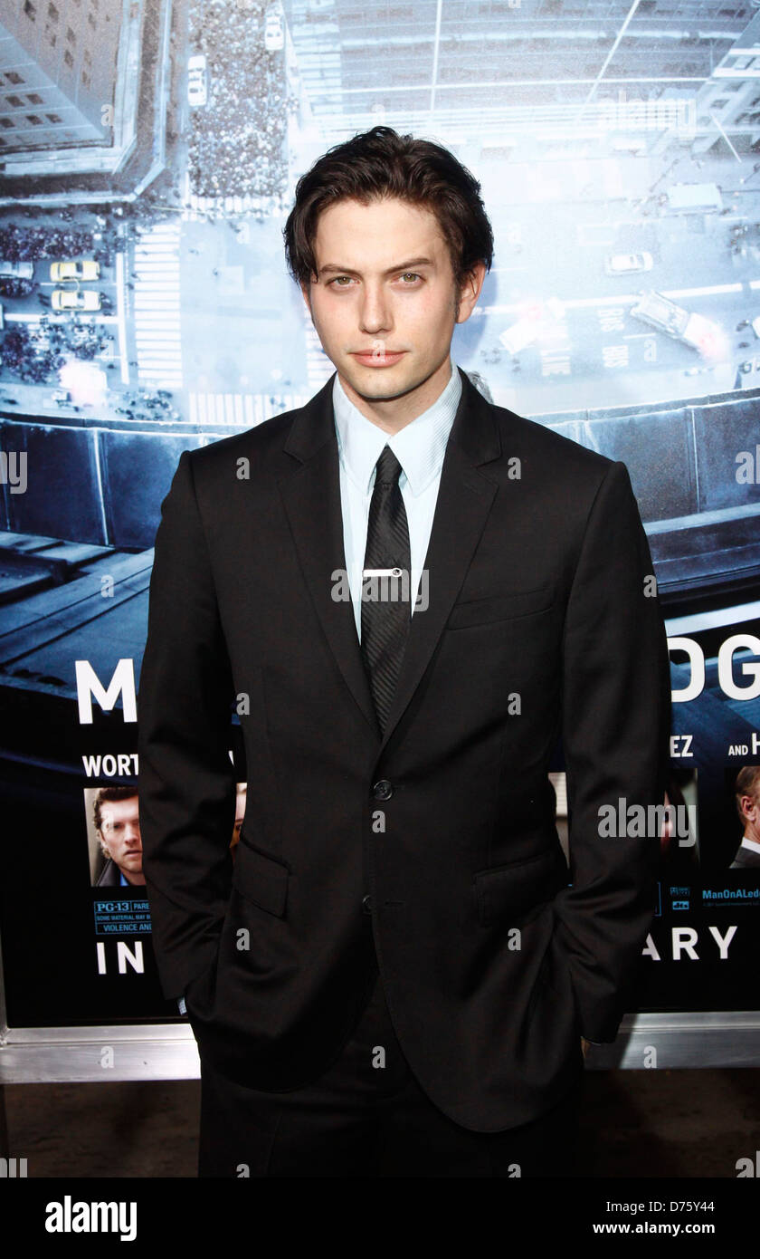 Jackson Rathbone Stars attending the premiere of "Man On A Ledge" at ...
