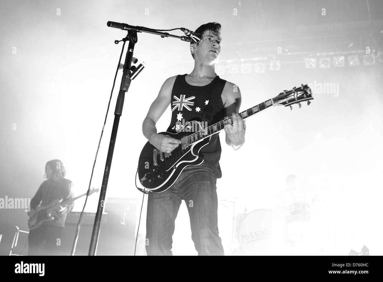 Alex Turner The Arctic Monkeys performing live at the Entertainment ...