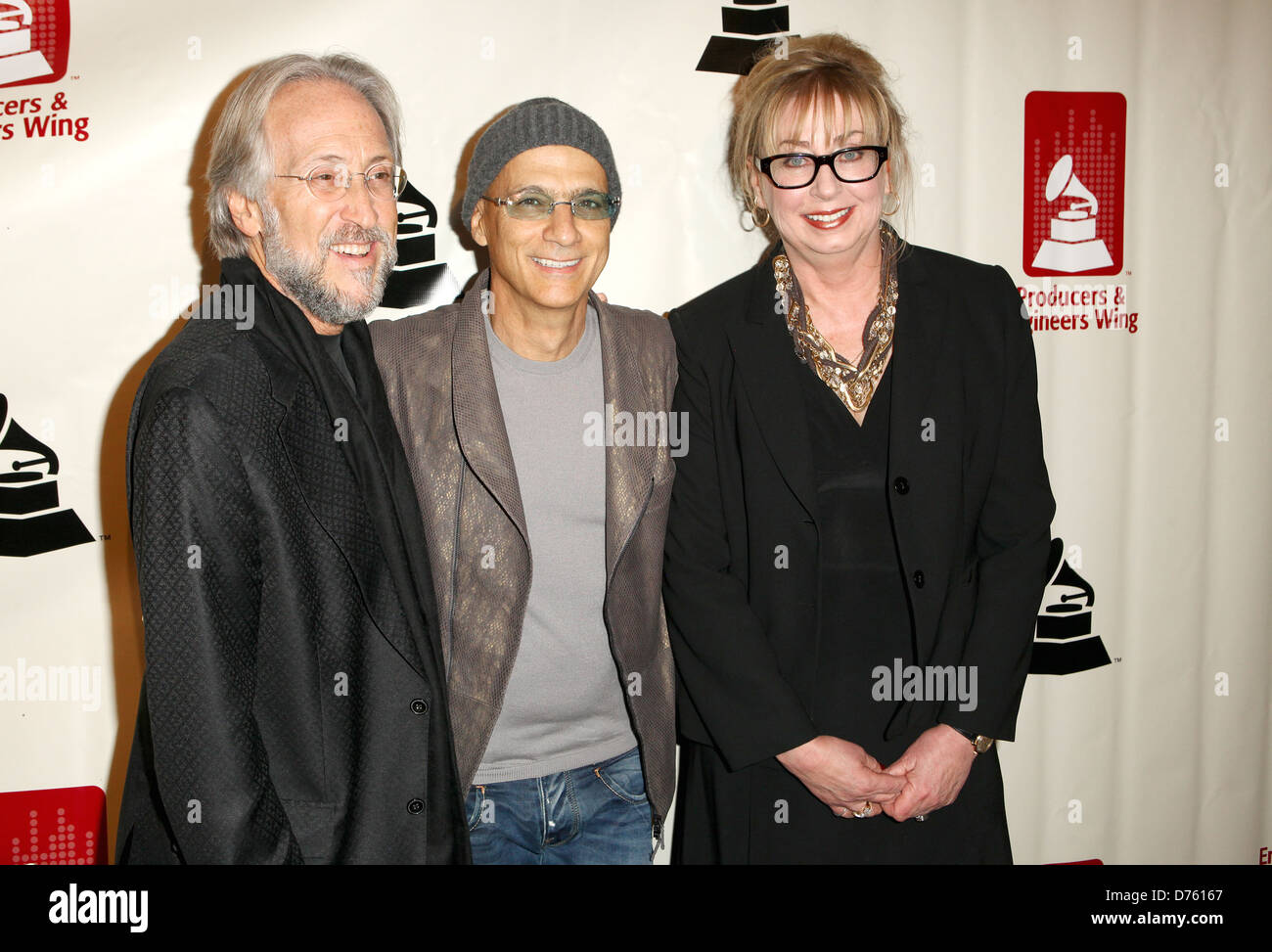Mary J. Blige, Neil Portnow, Maureen Droney The 54th Annual GRAMMY ...