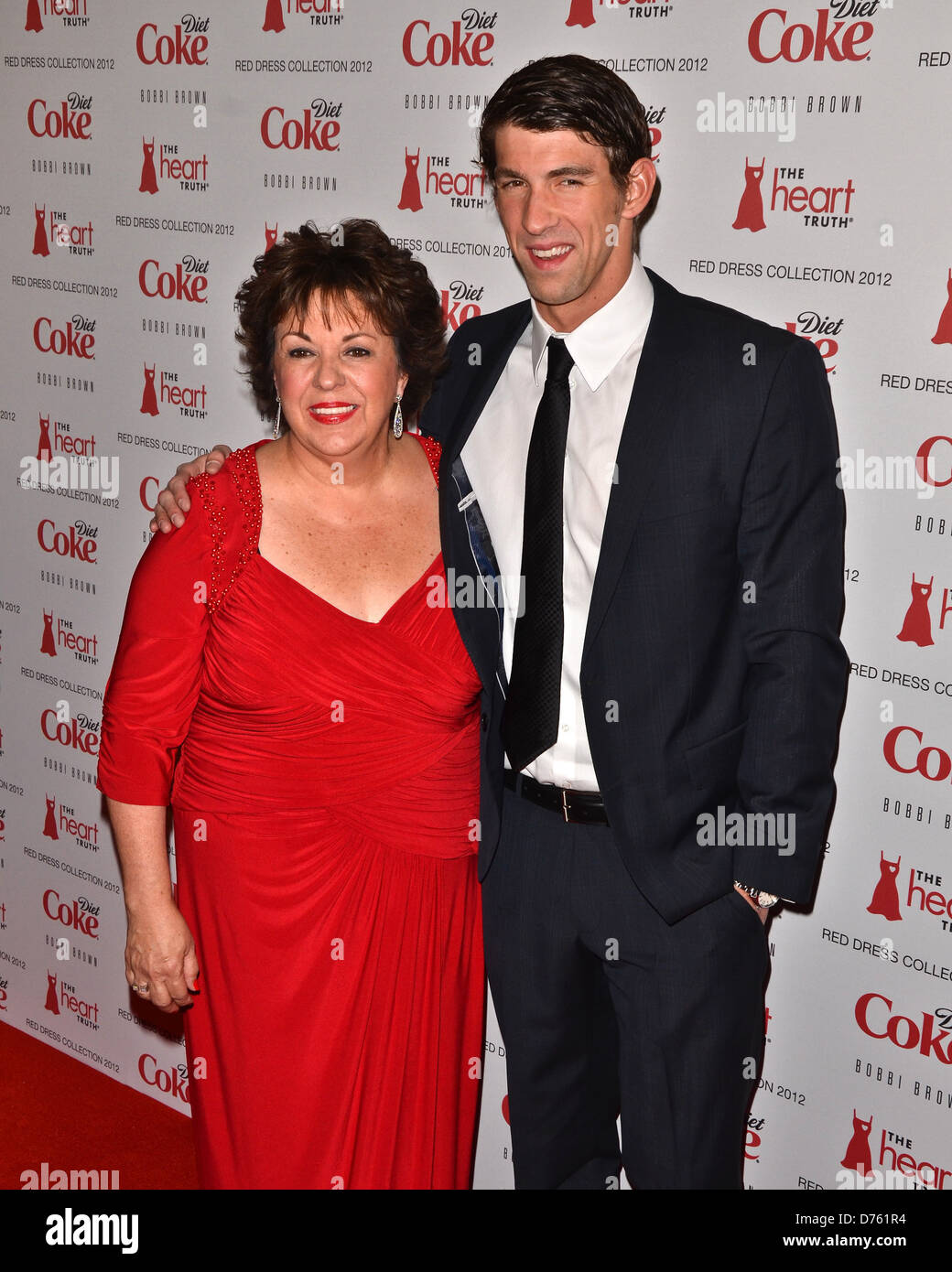 Debbie Phelps, Michael Phelps The Heart Truth Red Dress Fall Collection ...