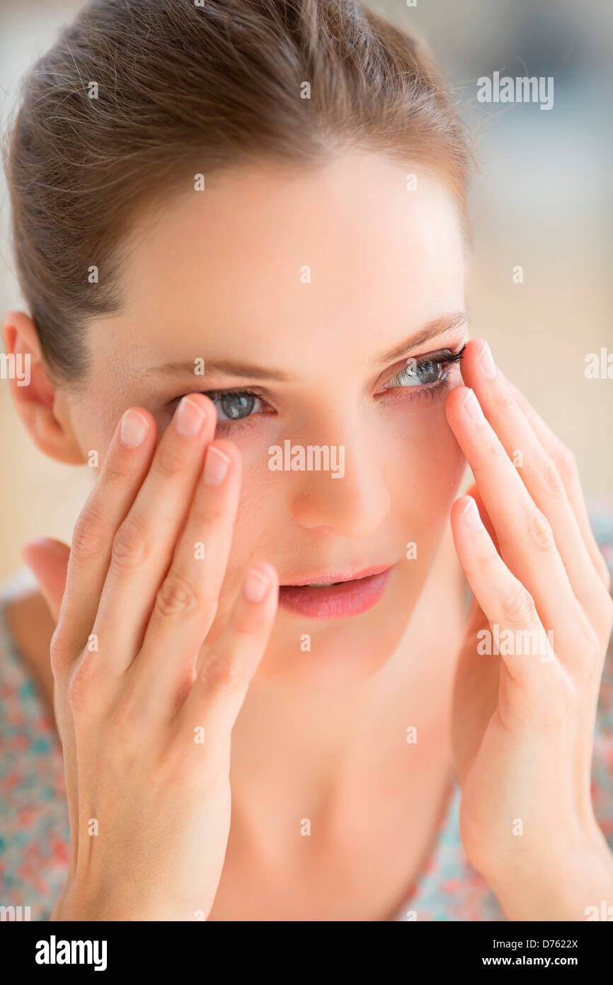 Eye exercise palming hi-res stock photography and images - Alamy