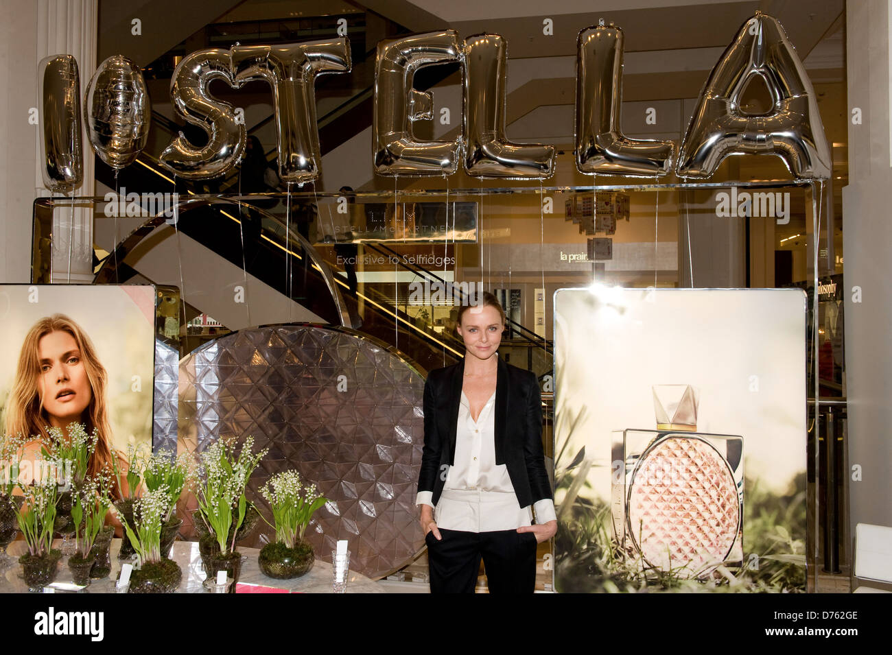 Stella McCartney introduces her perfume 'LILY' at a signing and ...