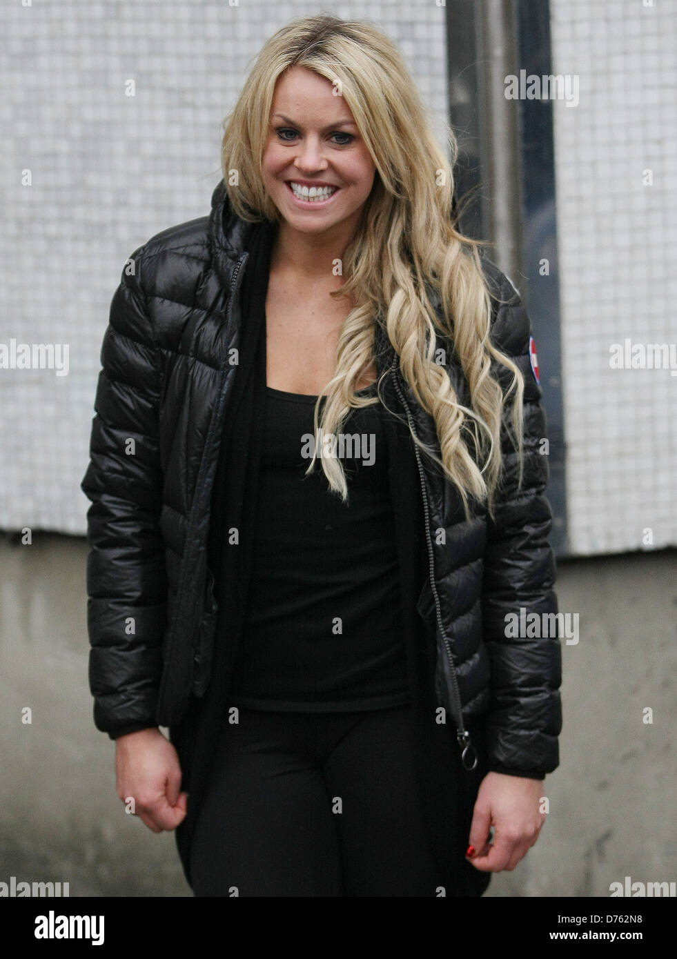 Chemmy Alcott at the ITV studios London, England - 08.02.12 Stock Photo ...
