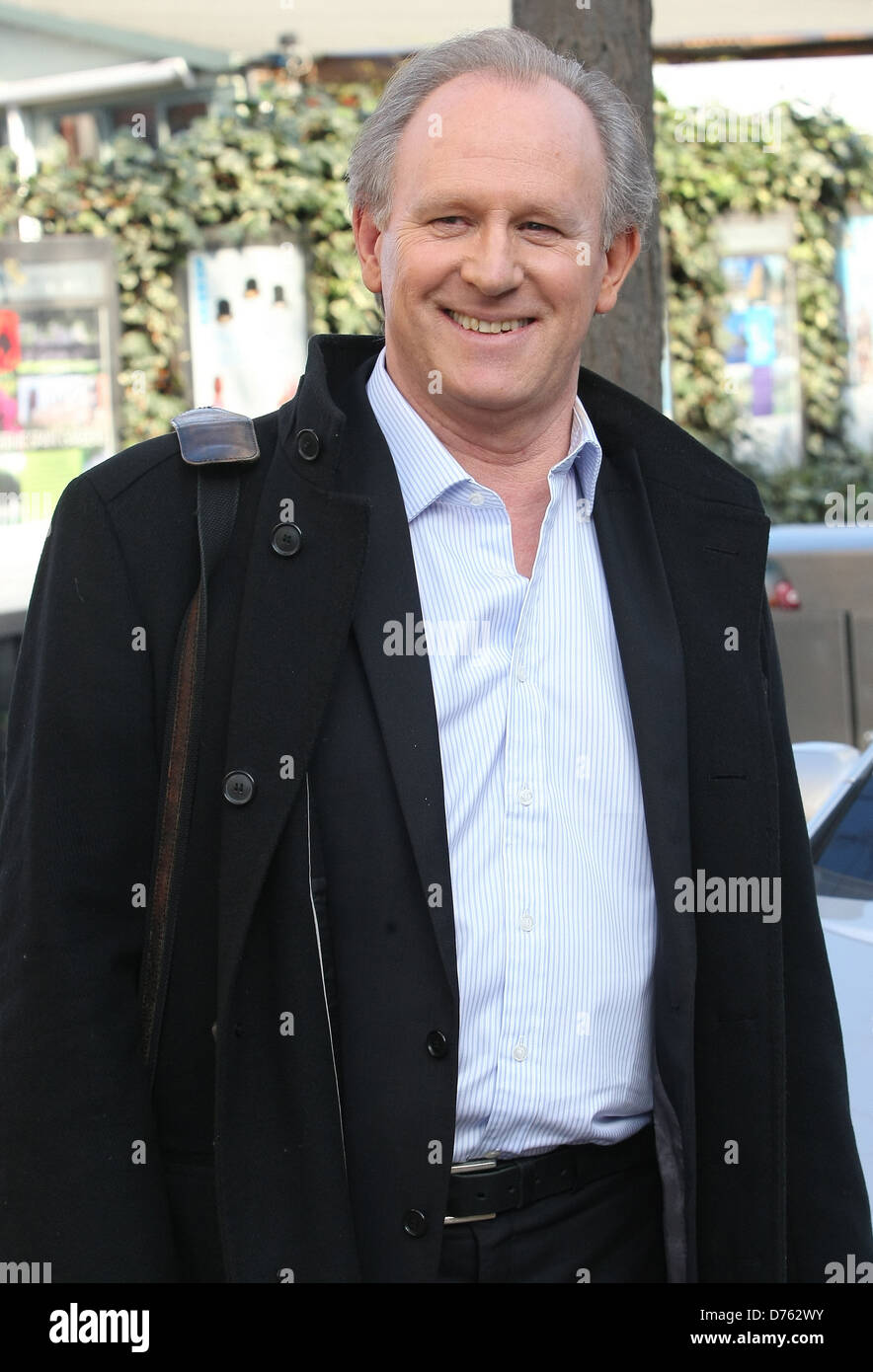 Peter Davison outside the ITV studios London, England - 03.02.12 Stock ...