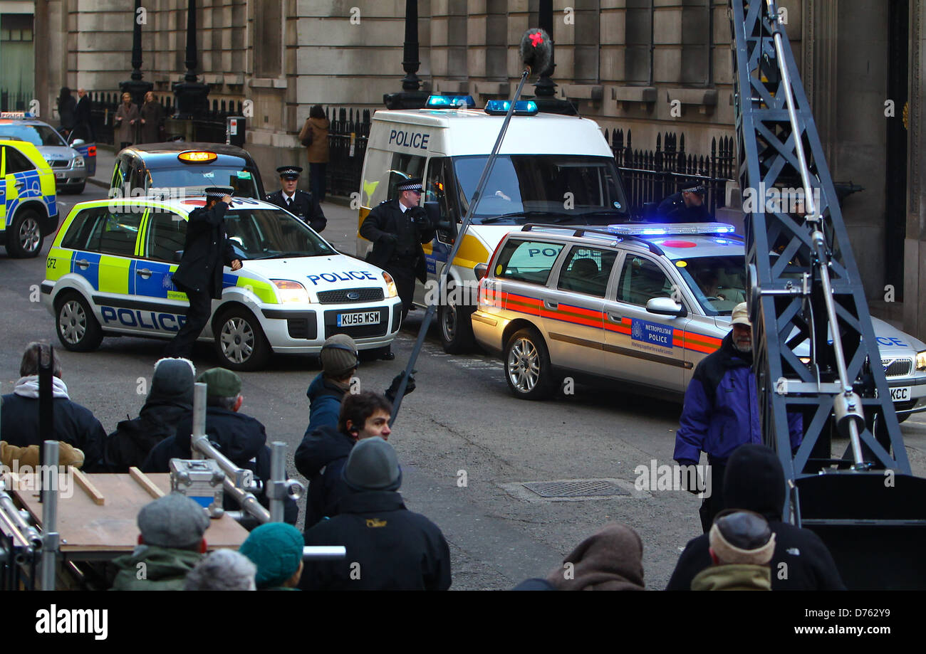 Atmosphere The set of the new James Bond film Skyfall London, England ...