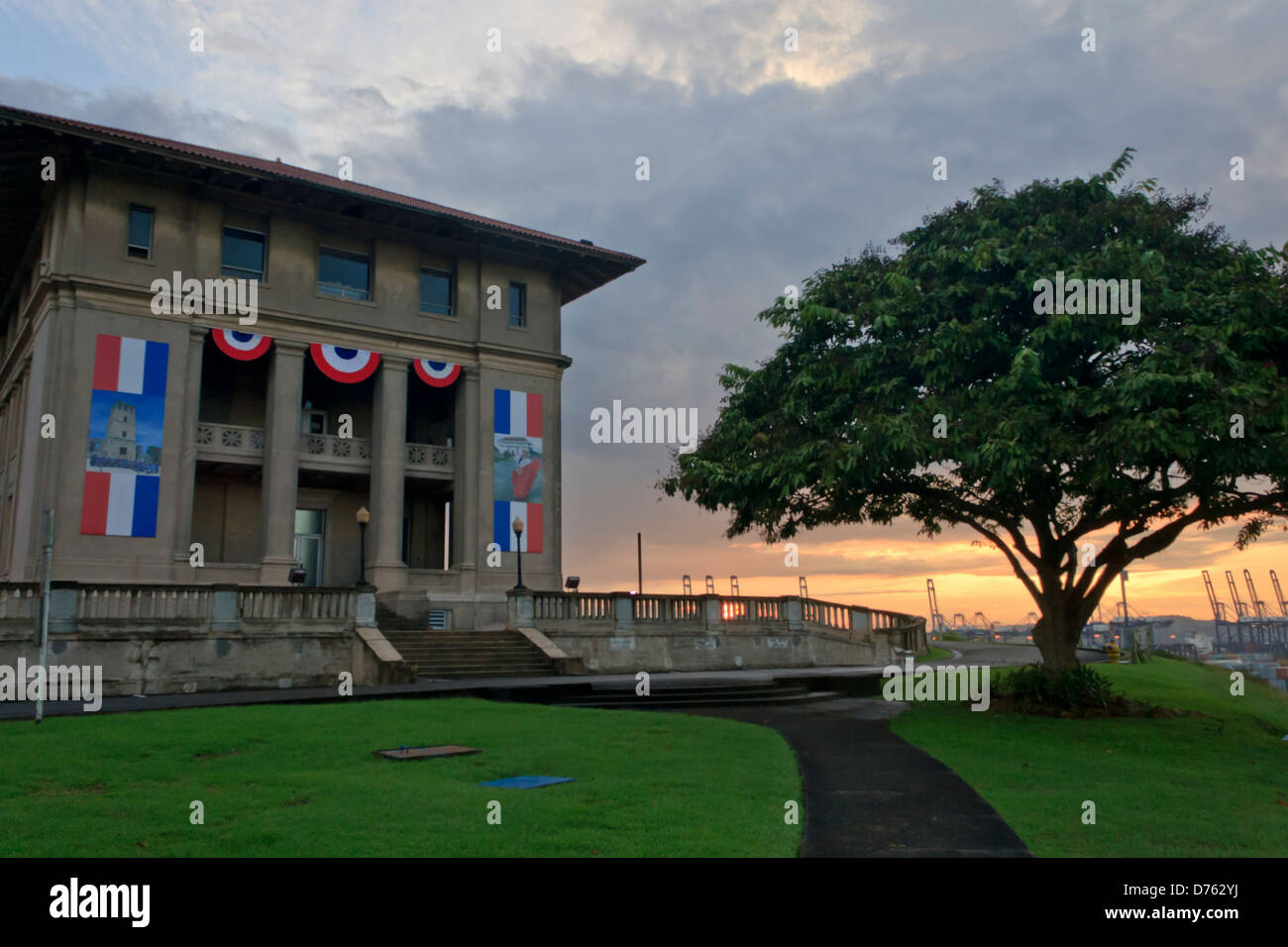Panama canal administration building hi-res stock photography and ...