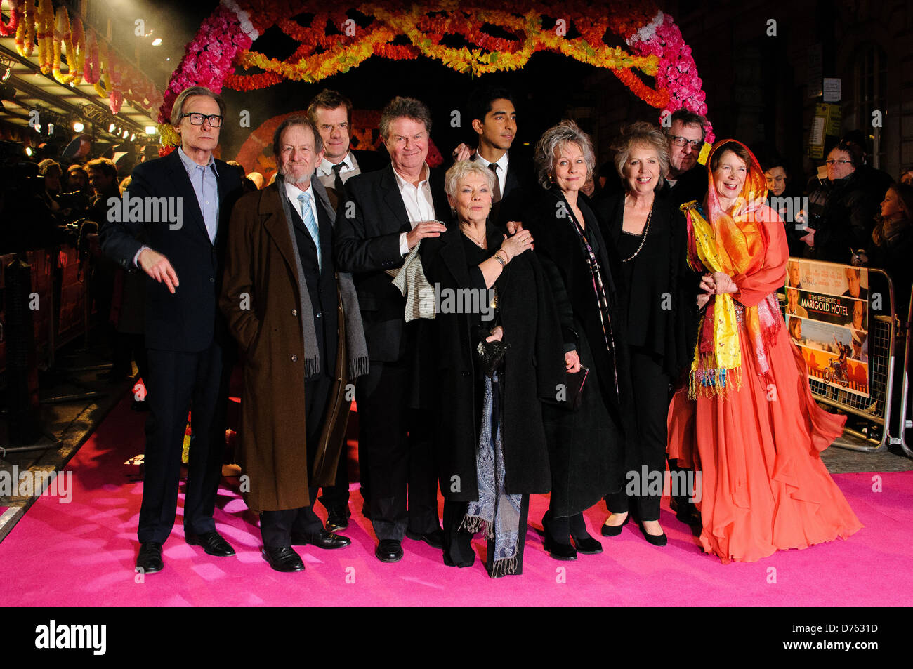 Celia Imrie, Tom Wilkinson, Diana Hardcastle, Bill Nighy, Dame Judi ...