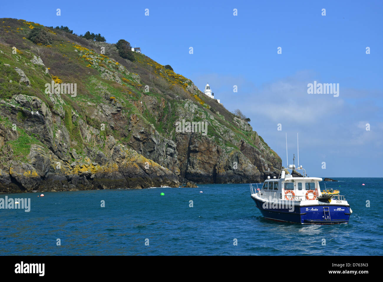 Maseline Harbour, Greater Sark, Sark, Bailiwick of Guernsey, Channel ...