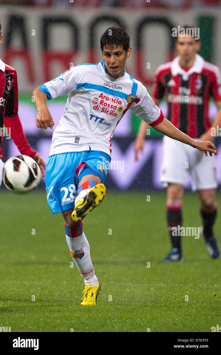 Pablo Barrientos (Catania), APRIL 28, 2013 - Football / Soccer ...