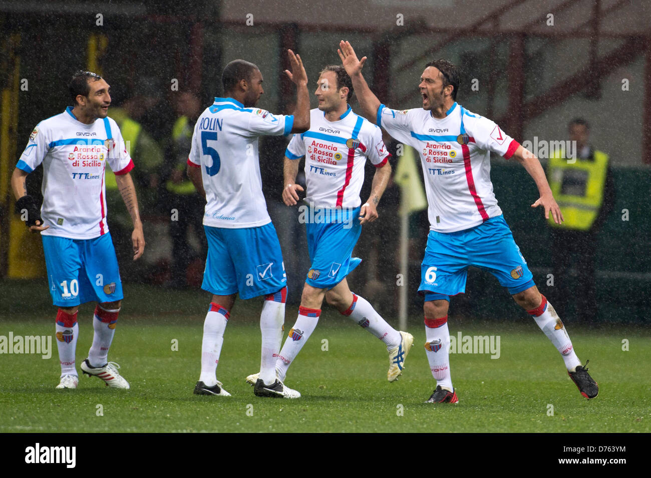 Catania team group, APRIL 28, 2013 - Football / Soccer : Nicola ...