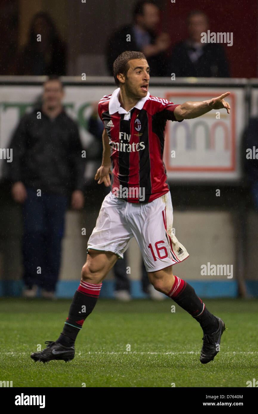 Mathieu Flamini (Milan), APRIL 28, 2013 - Football / Soccer : Mathieu ...