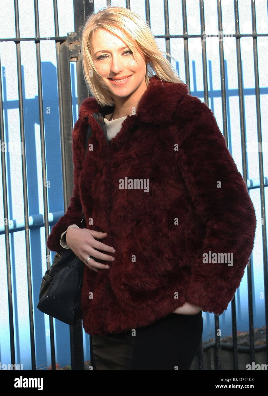 Ali Bastian at the ITV studios London, England - 01.02.12 Stock Photo ...