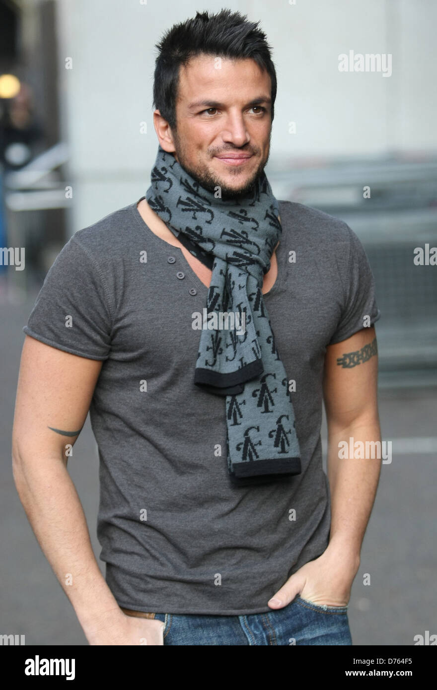Peter Andre at the ITV studios London, England - 01.02.12 Stock Photo ...